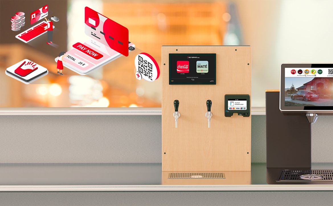 DRINKOTEC | Digitalization of beverage dispense : contacless selection